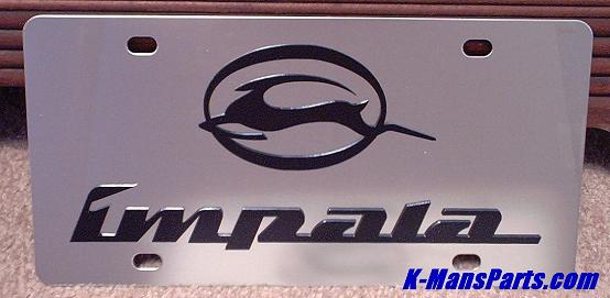 Chevrolet Impala Vanity license plate tag