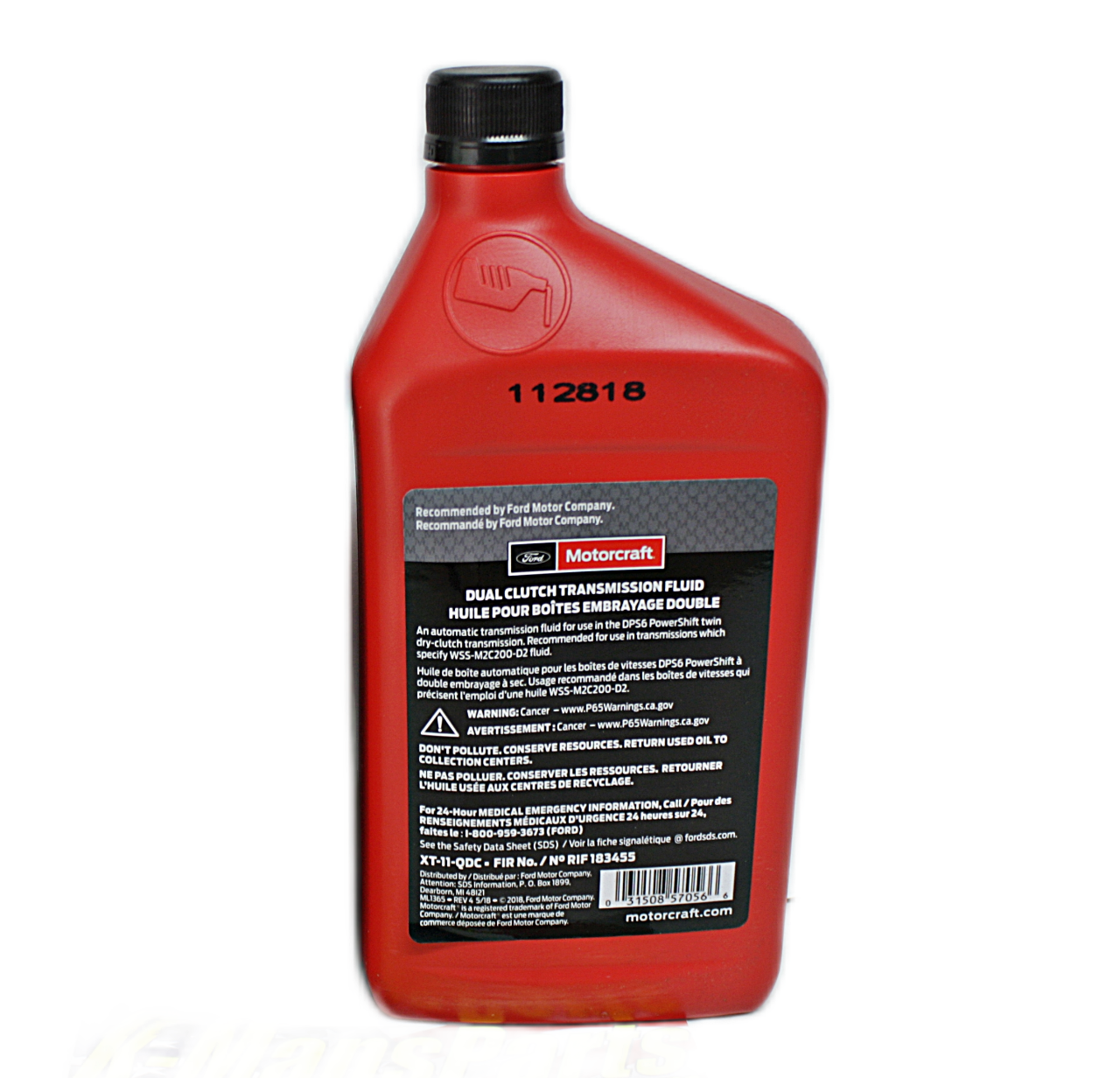 Motorcraft dual clutch transmission fluid XT-11-QDC