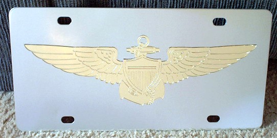 Jeep Grille Stainless Steel Vanity License Plate Tag
