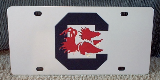 South Carolina Gamecocks vanity license plate car tag