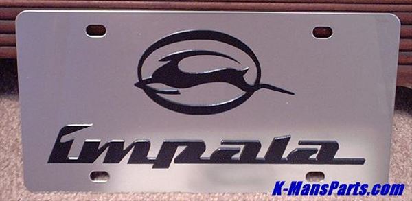 Chevrolet Impala Vanity license plate tag