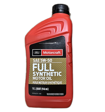 Motorcraft 5W-50 Full Synthetic Motor Oil XO-5w50-QGT quart